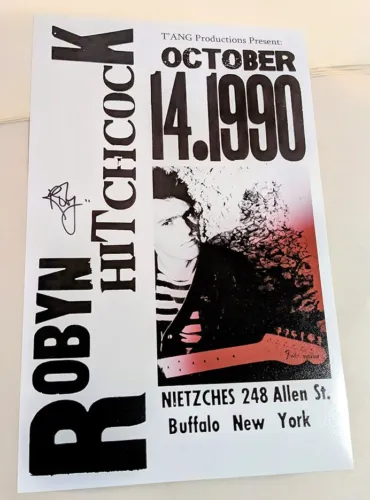 Robyn Hitchcock REAL hand SIGNED 11x17" Poster COA Autographed ...