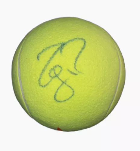 Roger Federer Signed Autograph Jumbo US Open Official Tennis Ball ...