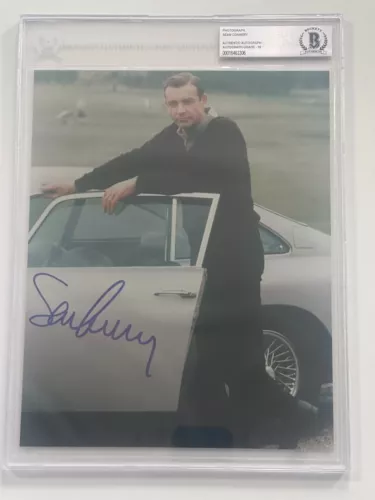 SEAN CONNERY Signed 8 X 10 PHOTO BAS Beckett Auto Graded 10 ...
