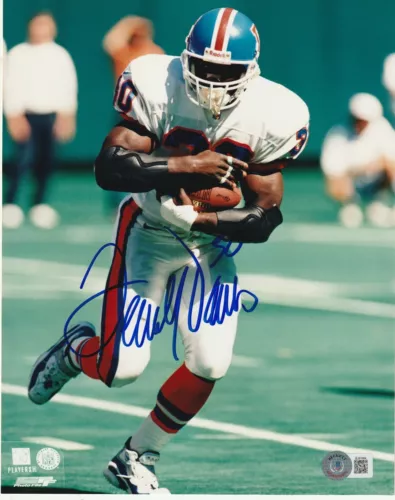 TERRELL DAVIS Signed 8x10 Denver BRONCOS PHOTO Beckett Auth (BAS ...