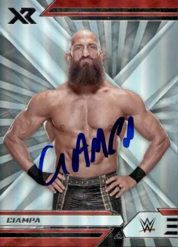 Tommaso Ciampa Signed 2022 Panini Chronicles XR WWE Raw Card #300 NXT 2 ...