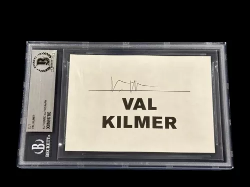Val Kilmer Tombstone Top Gun Batman Doors Rare Signed Autograph BAS ...