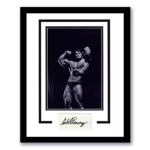 Arnold Schwarzenegger AUTOGRAPH Bodybuilding Signed Framed 11x14 ...