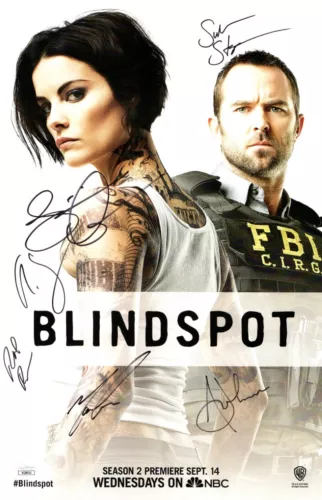 Blindspot Cast Signed Autographed 11X17 Poster Alexander Gero +4 JSA ...