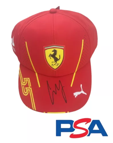 Carlos Sainz Signed Official Puma Scuderia Ferrari #55 Formula 1 F1 Hat ...