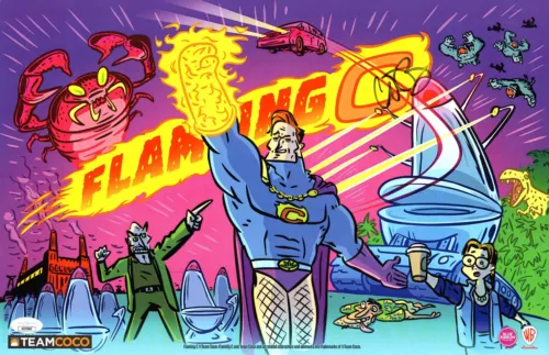 Conan O'Brien Signed Autographed 11X17 Poster Team Coco Flaming C JSA ...