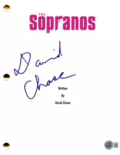 David Chase Signed The Sopranos Pilot Script Authentic Autograph ...