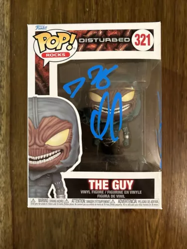 David Draiman, Dan Donegan & John ‘Disturbed’ Signed Funko Pop ‘The Guy ...