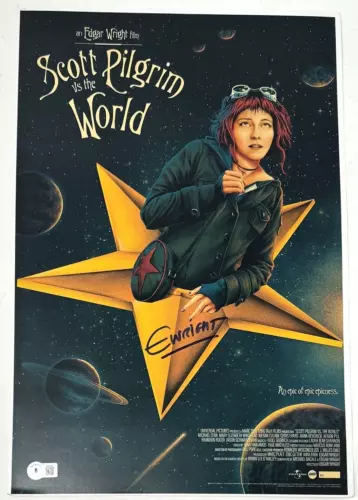 Edgar Wright Signed Autograph Scott Pilgrim vs. the World 12x18 Movie ...