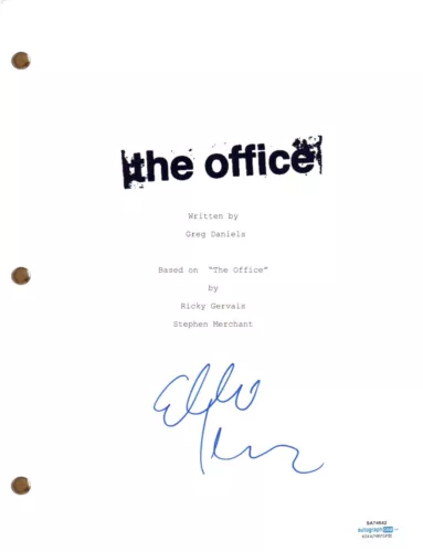 Ellie Kemper Signed The Office Pilot Episode Script Screenplay ...
