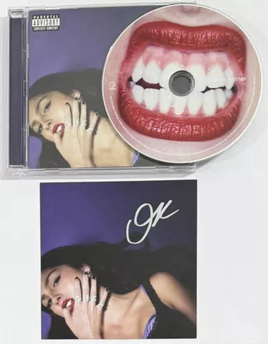 GUTS Olivia Rodrigo CD & SIGNED Picture Art Card Autographed BAS ...