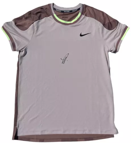 JANNIK SINNER SIGNED NIKE SHIRT 2024 AUSTRALIAN OPEN MODEL WIMBLEDON US ...