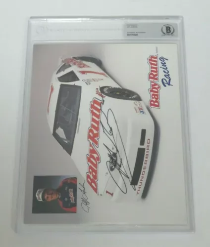 Jeff Gordon NASCAR Signed Autograph Auto 1992 8x10 Rookie Hero Card JSA ...