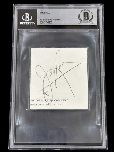 Jim James Lovell NASA Apollo Gemini Astronaut Signed Autograph BAS ...