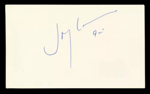 Joey Lawrence Melissa & Joey Authentic Signed 3x5 Index Card BAS # ...