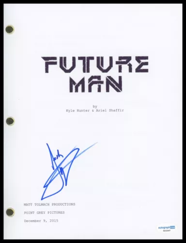 Josh Hutcherson "Future Man" AUTOGRAPH Signed Full Pilot Episode Script ...