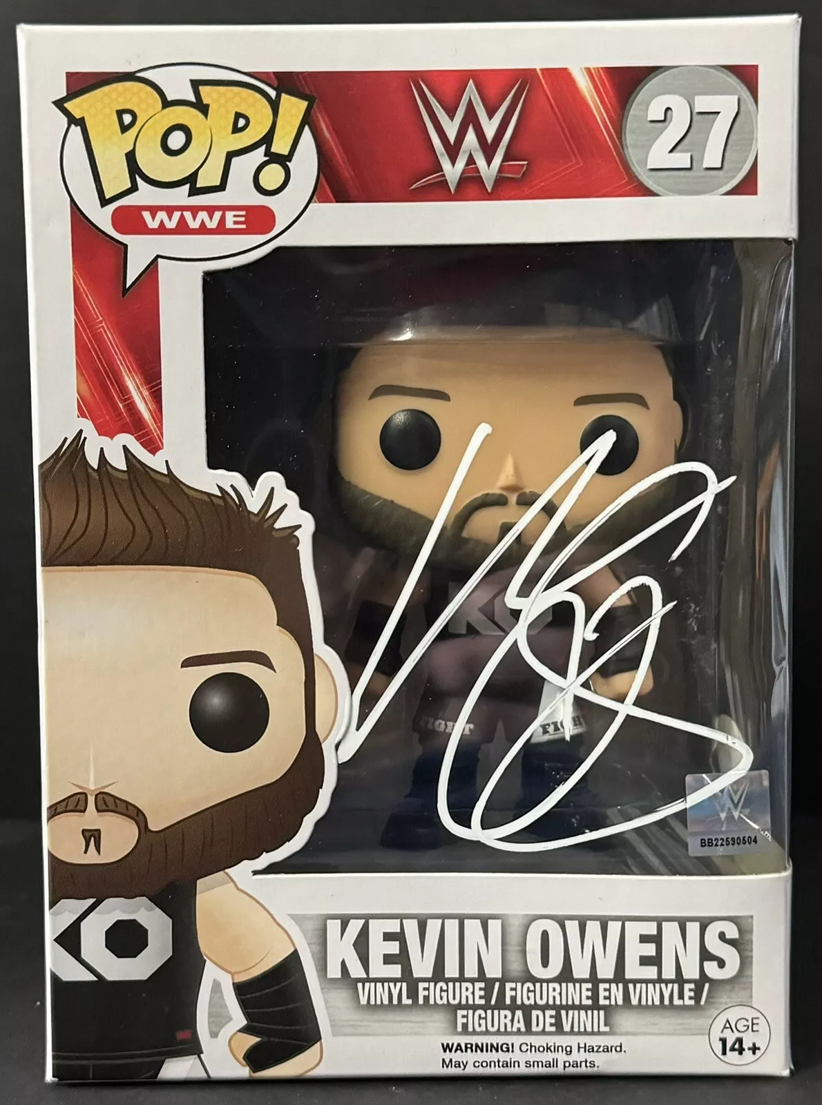 Kevin Owens Signed Autographed Funko Pop Vinyl WWE Figure Wrestlemania JSA | Autographia