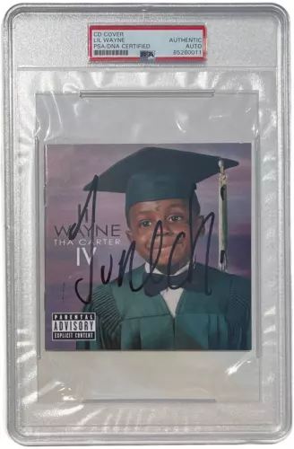 LIL WAYNE SIGNED AUTOGRAPHED THE THA CARTER 4 IV CD COVER ALBUM WEEZY ...