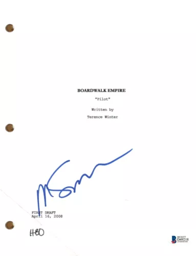 Martin Scorsese Signed Autograph Boardwalk Empire Full Pilot Script Beckett COA | Autographia