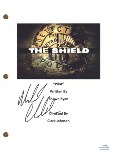 Michael Chiklis Signed Autograph THE SHIELD Pilot Episode Script ACOA ...
