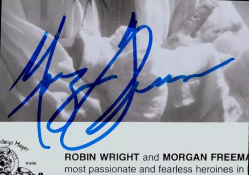 MORGAN FREEMAN Signed Autographed 2.5x3.5 Photograph Cut JSA LOA ...