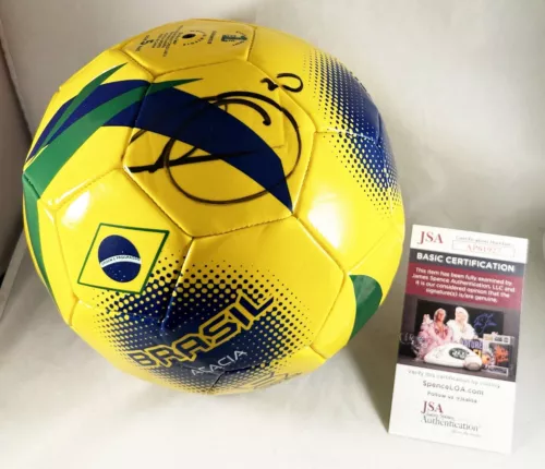 Neymar Jr Signed Soccer Ball FC Brasil Brazil PSG JSA COA | Autographia