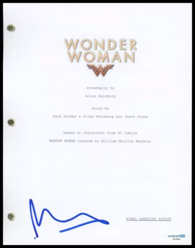 Patty Jenkins "Wonder Woman" Director AUTOGRAPH Signed Script ...