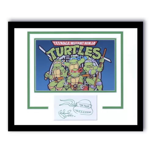 Peter Laird "Teenage Mutant Ninja Turtles" SIGNED Sketch Framed 11x14 ...