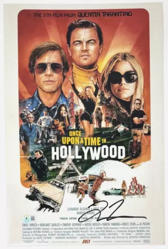 Quentin Tarantino Signed Once Upon A Time In Hollywood 12x18 Poster BAS ...