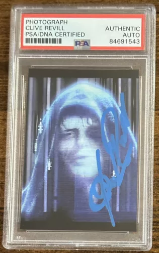 STAR WARS EMPEROR PALPATINE CLIVE REVILL SIGNED PHOTOGRAPH PSA DNA ...