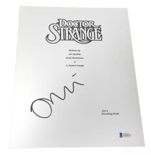 Tilda Swinton Signed Autograph Doctor Strange Full Movie Script ...