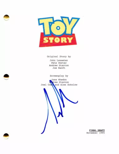 TIM ALLEN SIGNED AUTOGRAPH TOY STORY FULL MOVIE SCRIPT - BUZZ LIGHTYEAR ...