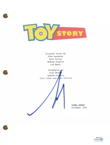 Tim Allen Signed Autograph Toy Story Movie Script Screenplay Buzz Lightyear ACOA | Autographia