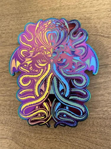 Todd Slater Cthulhu Pin 27/50 RAINBOW VARIANT 5" Tall ** READY TO SHIP ...