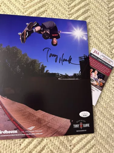 Tony Hawk Signed 8.5 X 11 Picture JSA Authenticated COA Autographed ...