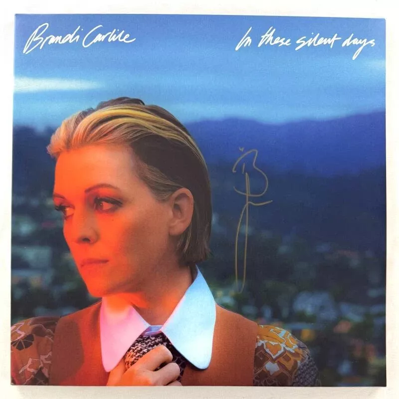 Brandi Carlile Signed Autograph Album Vinyl Record In These Silent Days ...