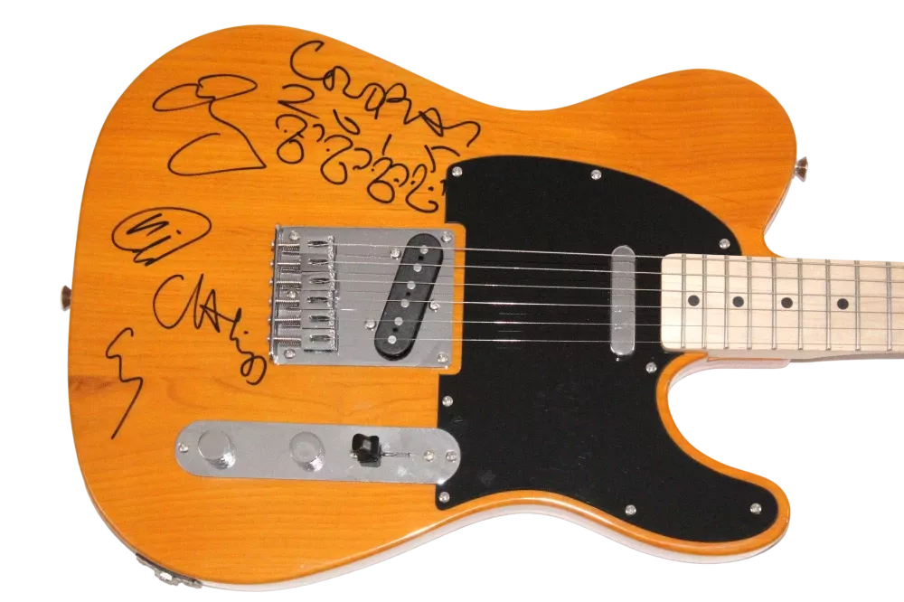Coldplay Full Band Signed Autograph Fender Telecaster - Chris Martin +3 ...