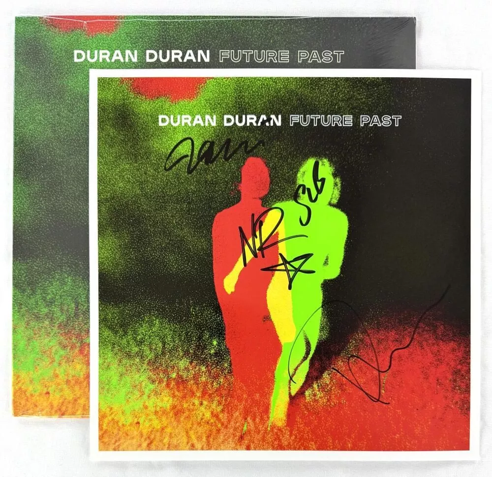 Duran Duran Full Band x4 Signed Autograph 12x12 Future Past Album Photo ...
