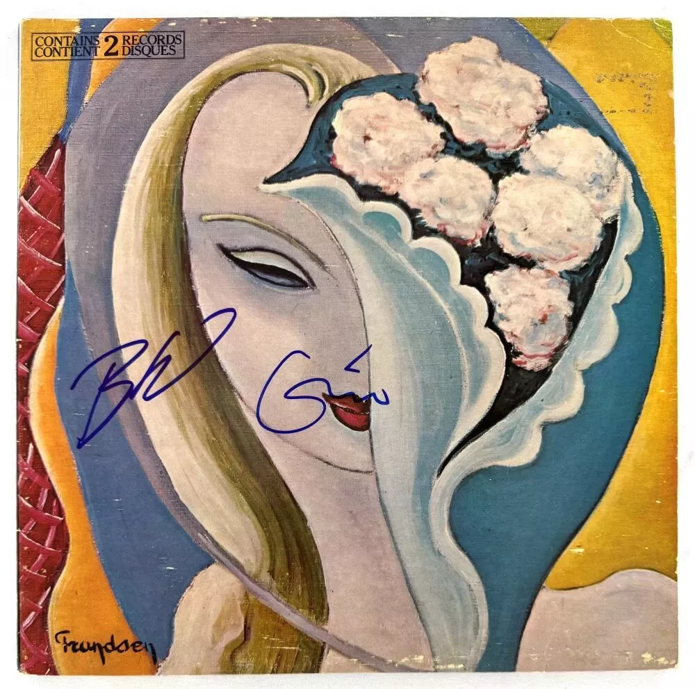 Eric Clapton & Bobby Whitlock Signed Autograph Album Vinyl Record Layla ...