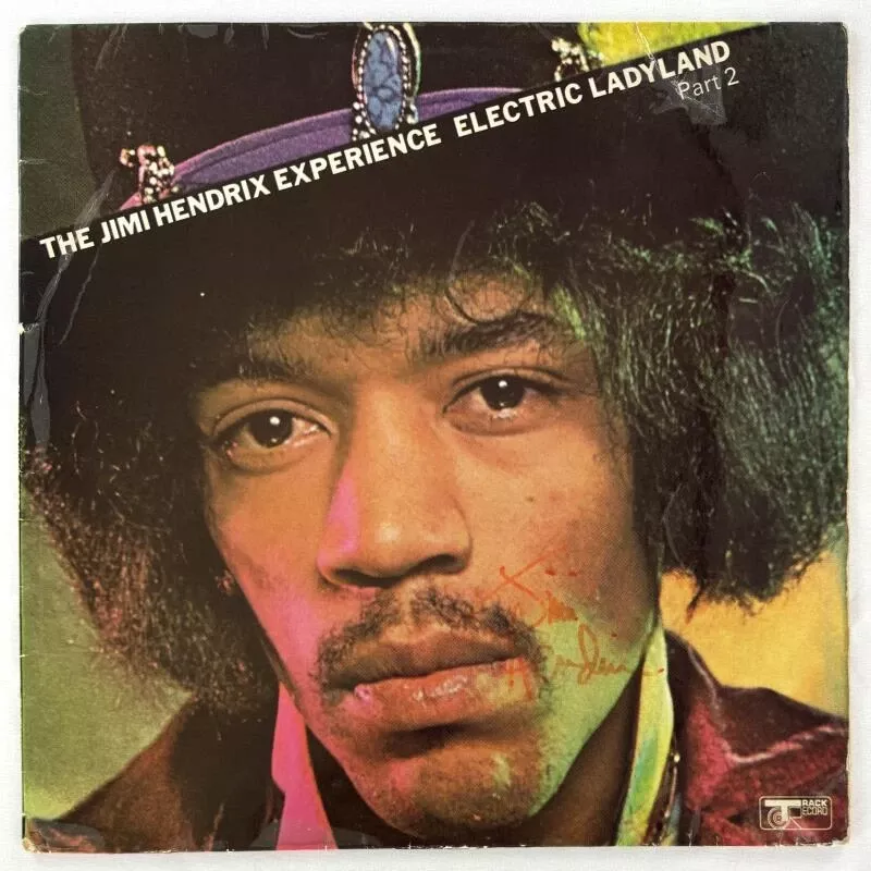 Jimi Hendrix Signed Autograph Album Vinyl Record LP Electric Ladyland w ...