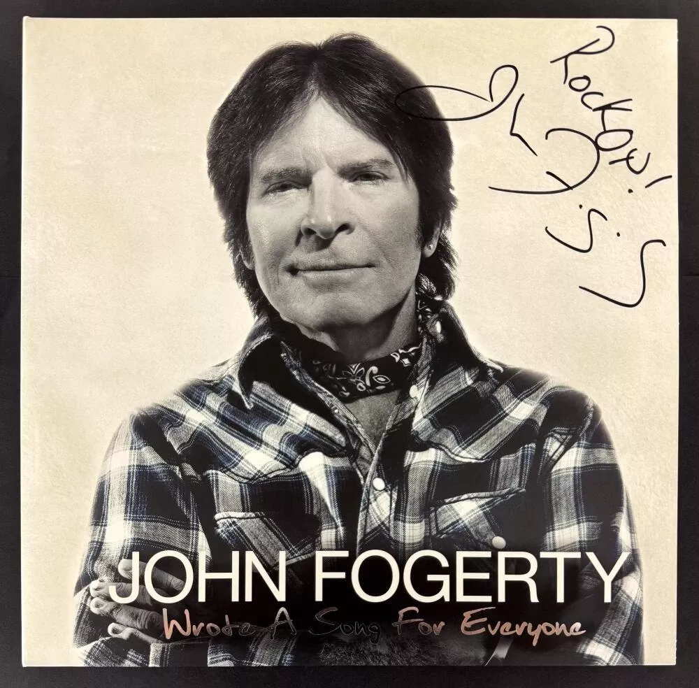 John Fogerty Creedence Clearwater Revival Signed Autograph Album Record ...