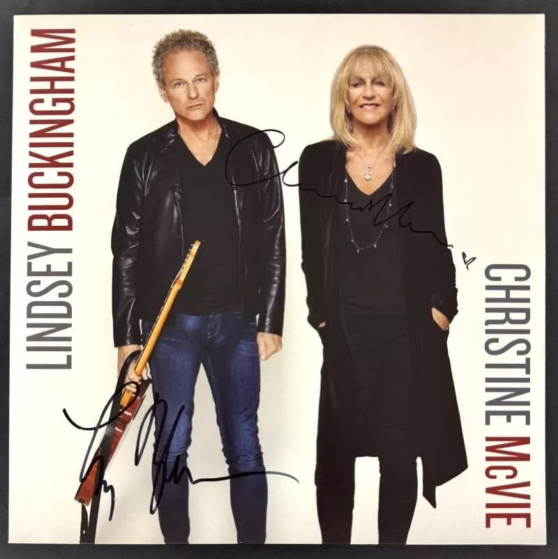 Lindsey Buckingham & Christine McVie Signed Autograph Album Vinyl ...