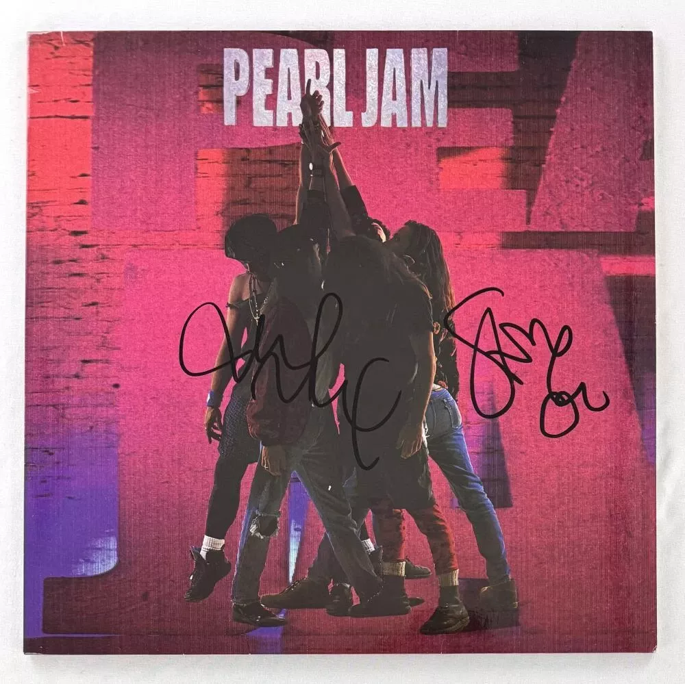Mike McCready & Stone Gossard Signed Autograph Album Record - Pearl Jam ...