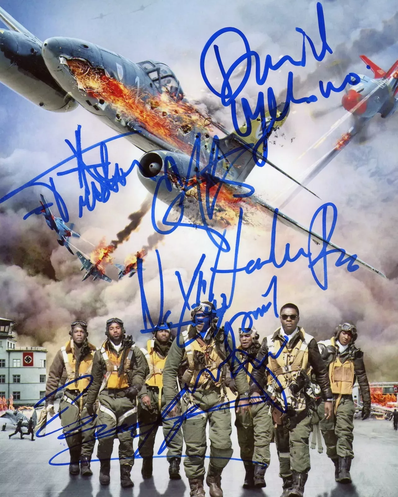 "Red Tails" Cast AUTOGRAPHS Signed 8x10 Photo ACOA | Autographia
