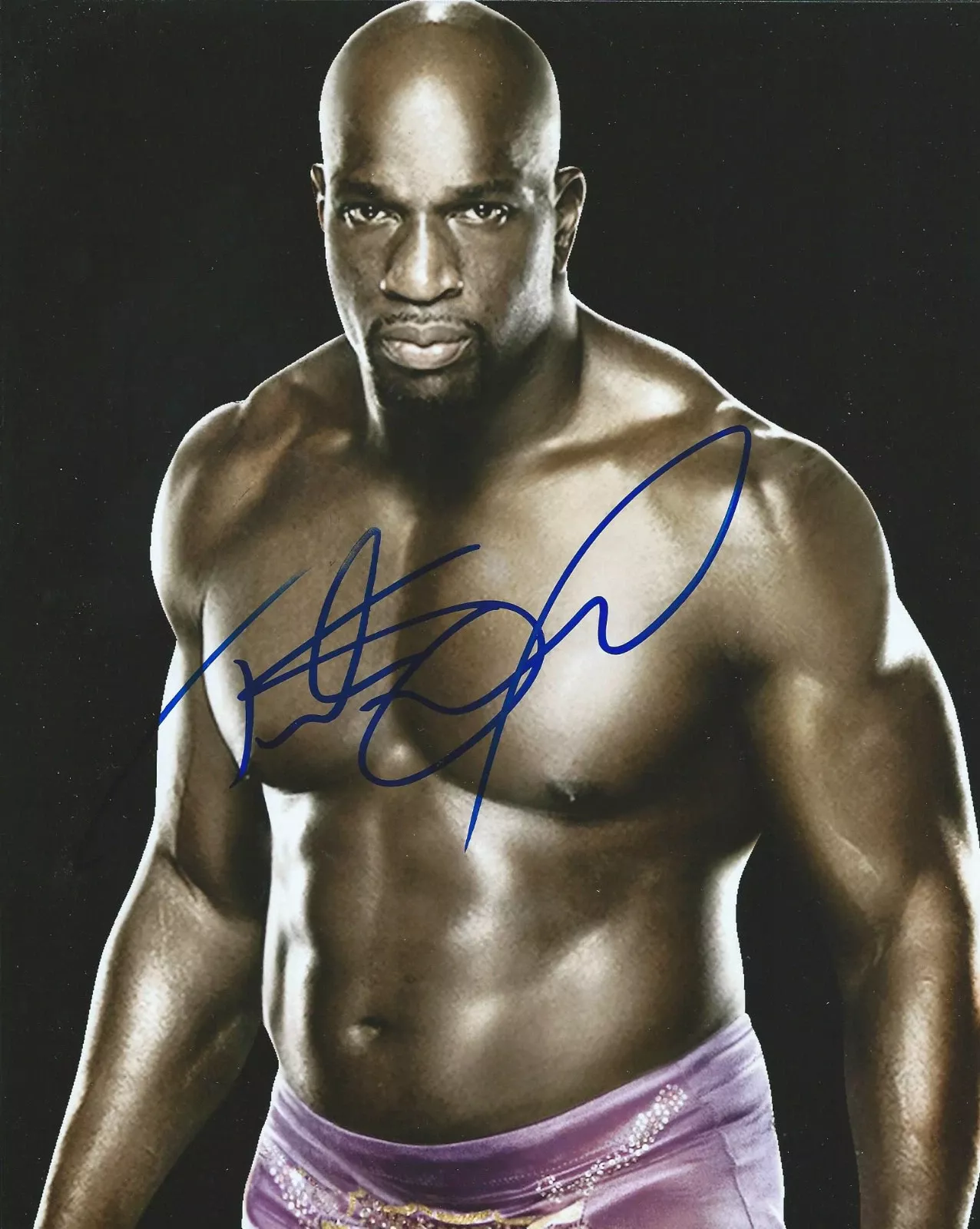 **GFA WWE Wrestling Champion *TITUS O'NEIL* Signed 8x10 Photo MH3 COA ...