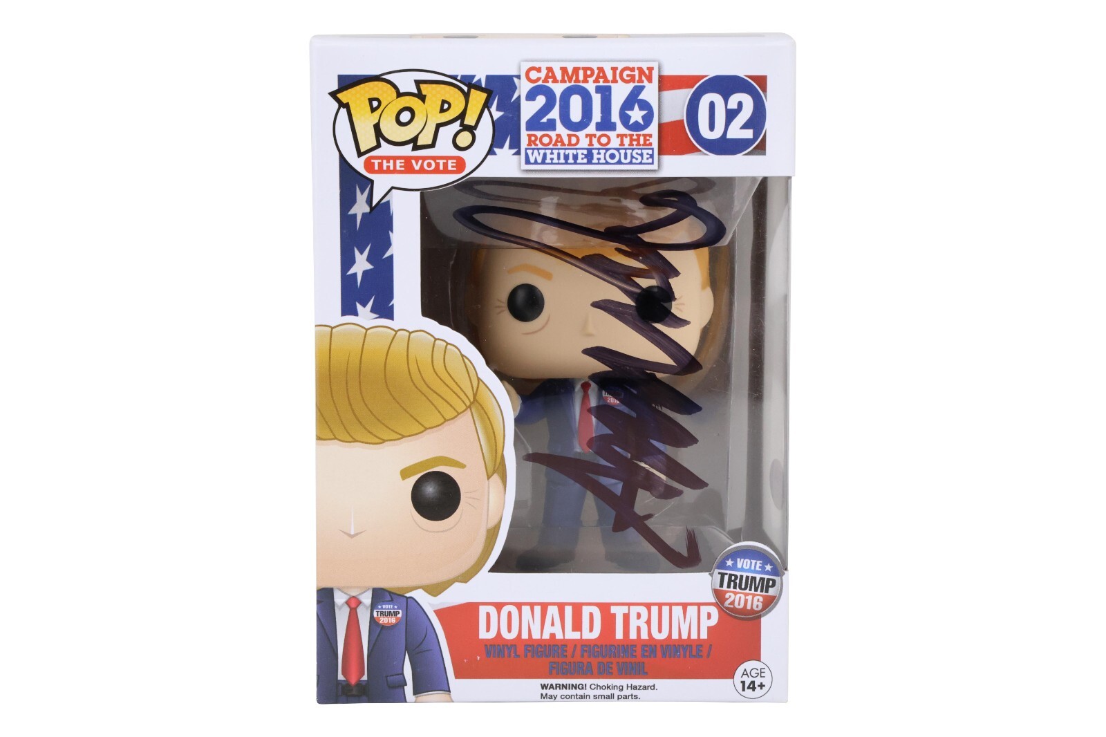 President Donald Trump Signed Road to the White House Funko Pop PSA DNA ...