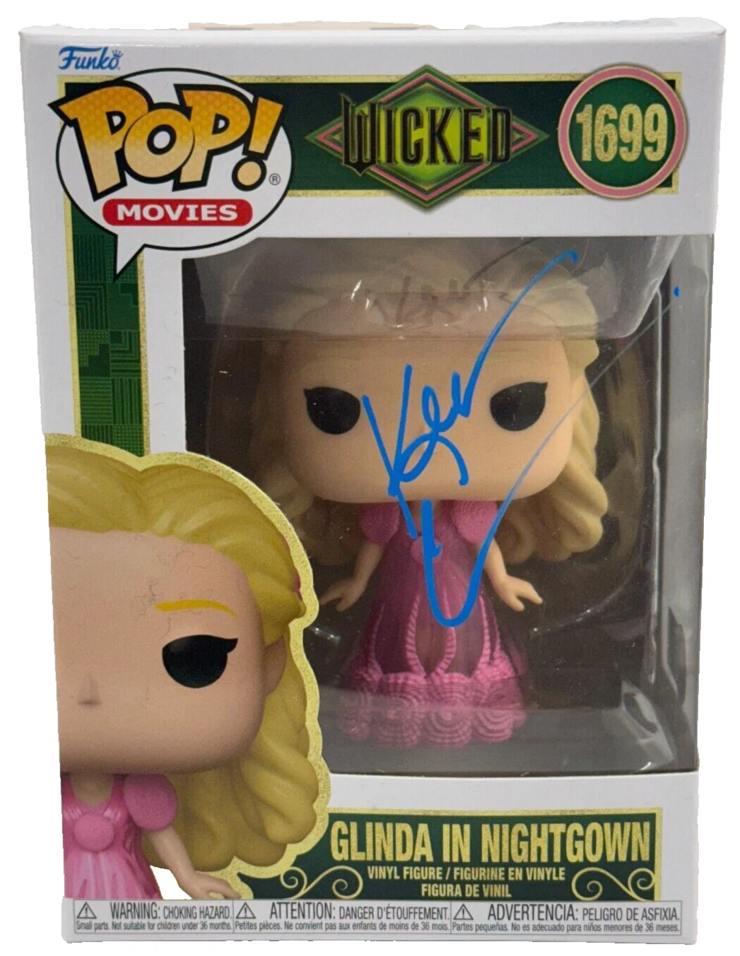Kristin Chenoweth Signed Glinda Funko Wicked Authentic Autograph ...