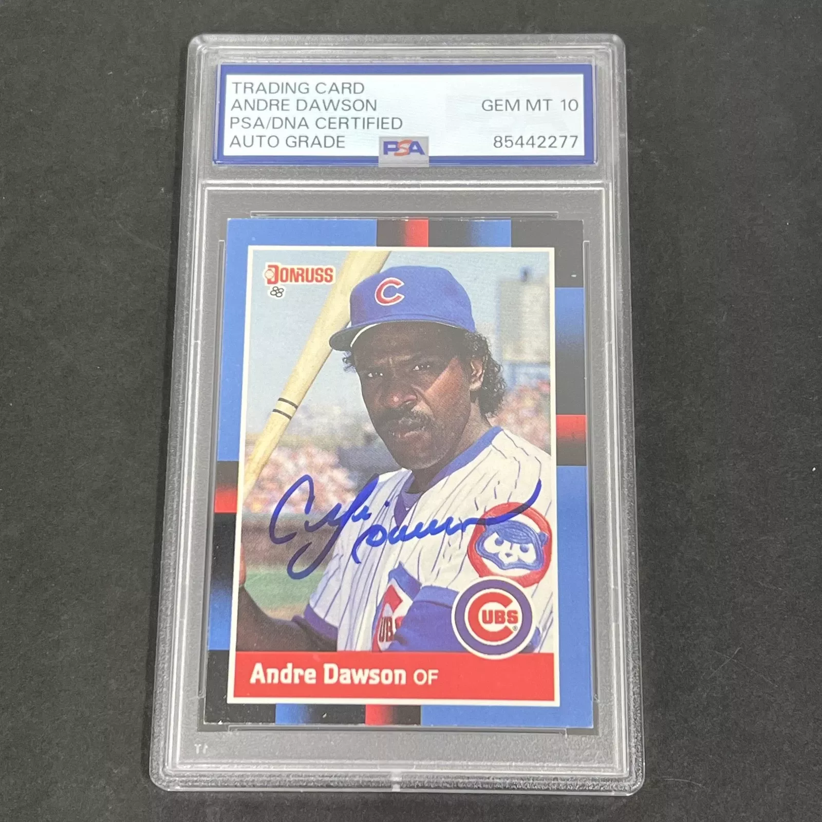 1988 Donruss #269 Andre Dawson signed card PSA Auto 10 Cubs | Autographia