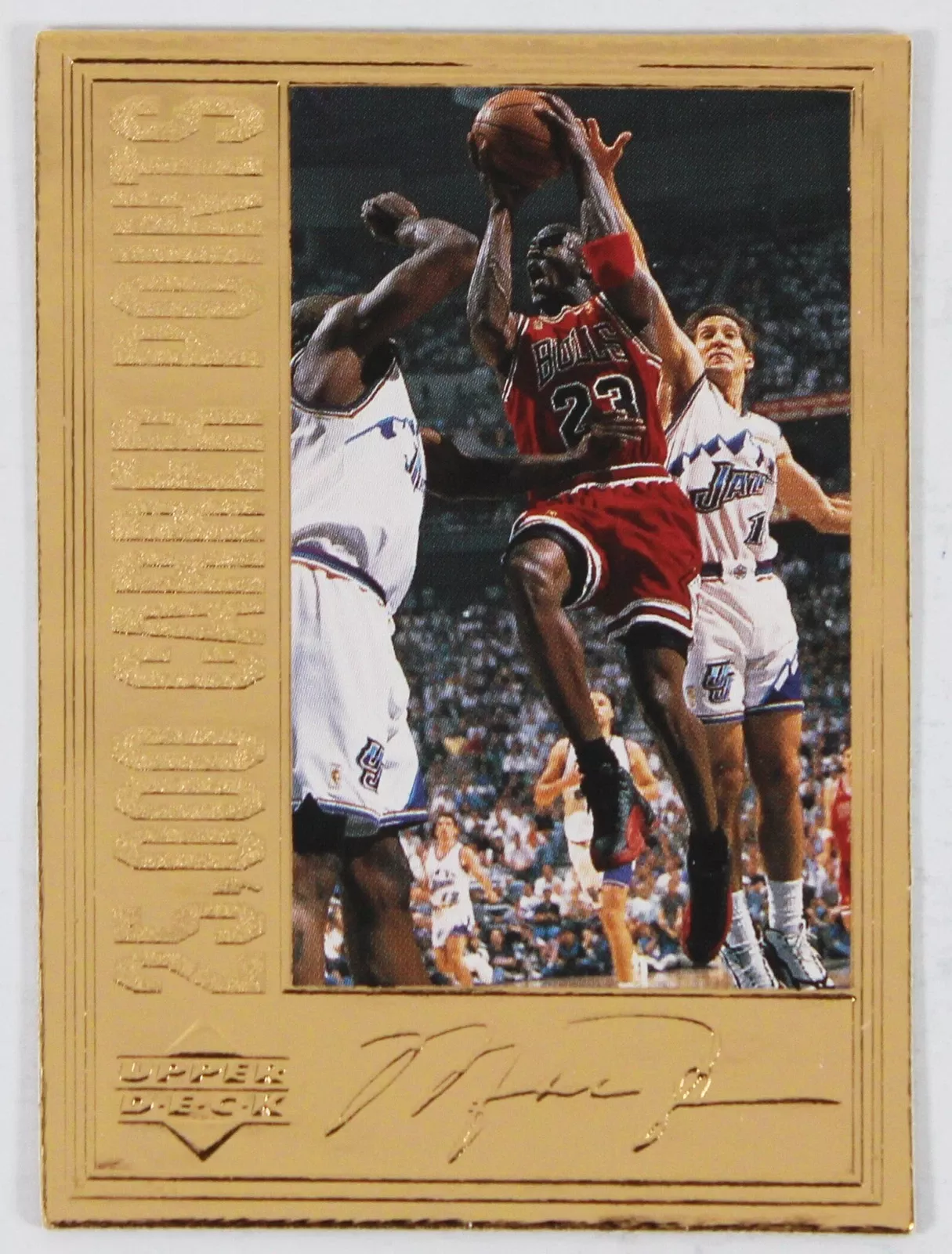 1999 Upper Deck 25,000 Career Points #1682/10000 22 Kt Gold Card Un ...