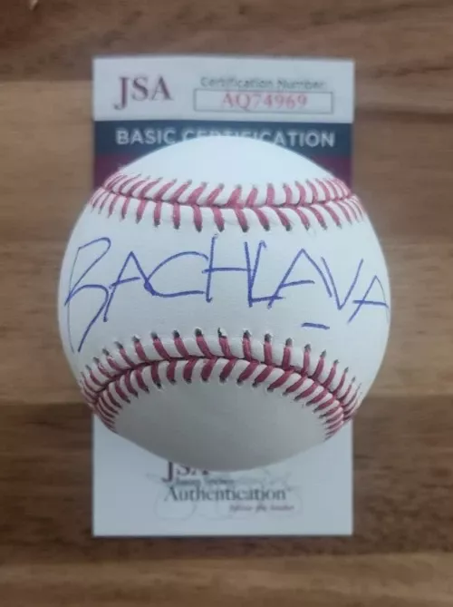 Action Bronson Signed Official MLB Baseball w/ JSA #AQ74969 Bachlava ...
